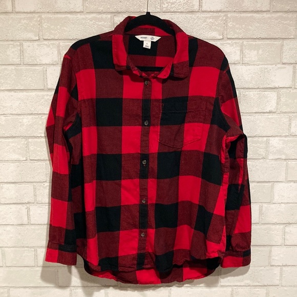 Old Navy | Tops | Old Navy Classic Buffalo Plaid Womens Flannel | Poshmark